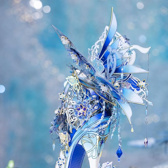 MU 3D Metal Art Model - Snow Love Glass Slipper – JollyWhaleAU