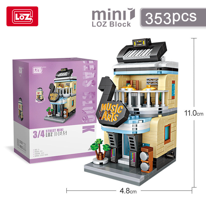 DIY Loz Brick Building Block Flower Bouquet Street Mini Micro Self MOC ...